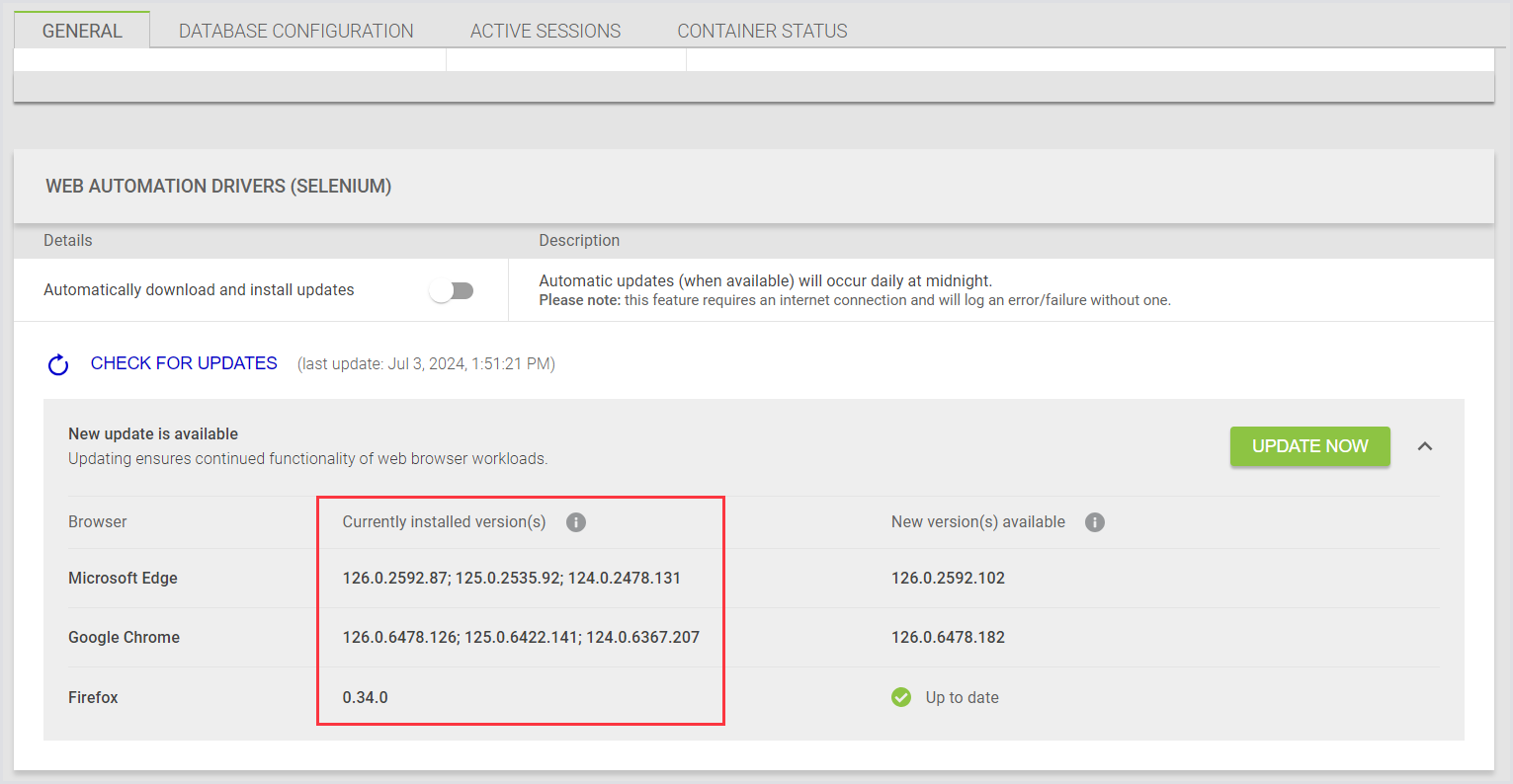 Updating Browser Drivers On Login Enterprise Login VSI