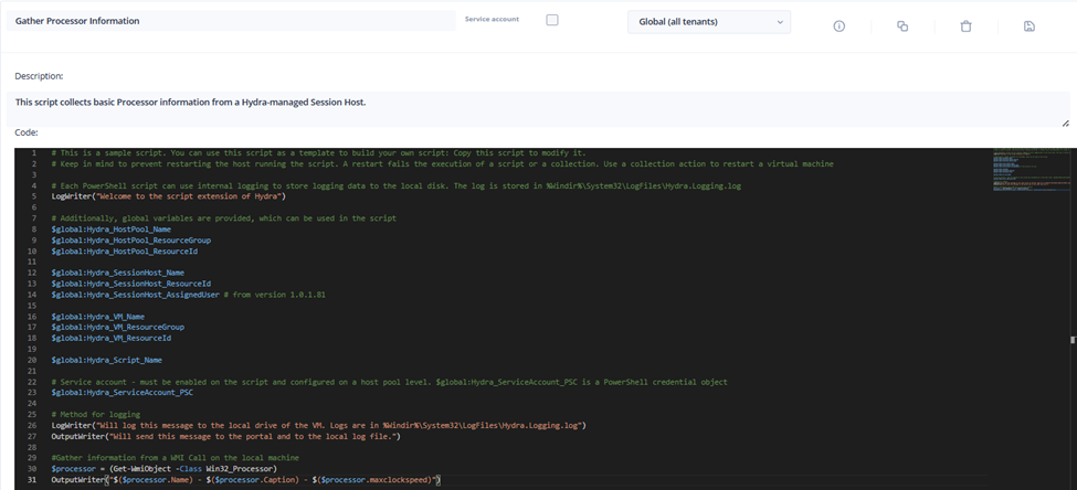 Scripts – Login VSI