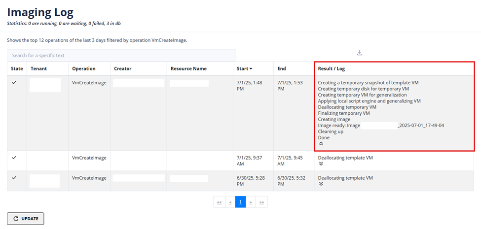 Capturing an Image – Login VSI