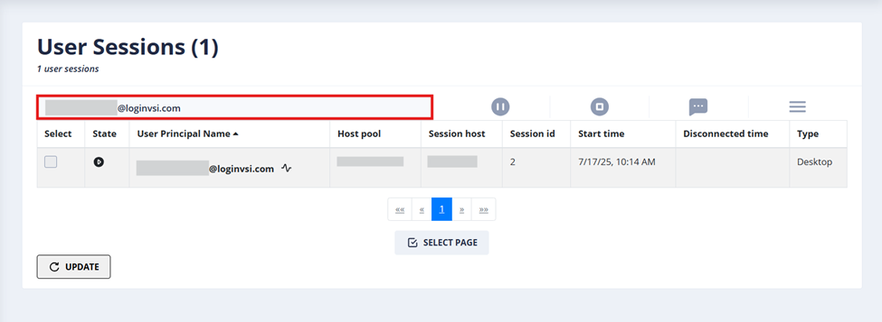 Managing User Sessions – Login VSI