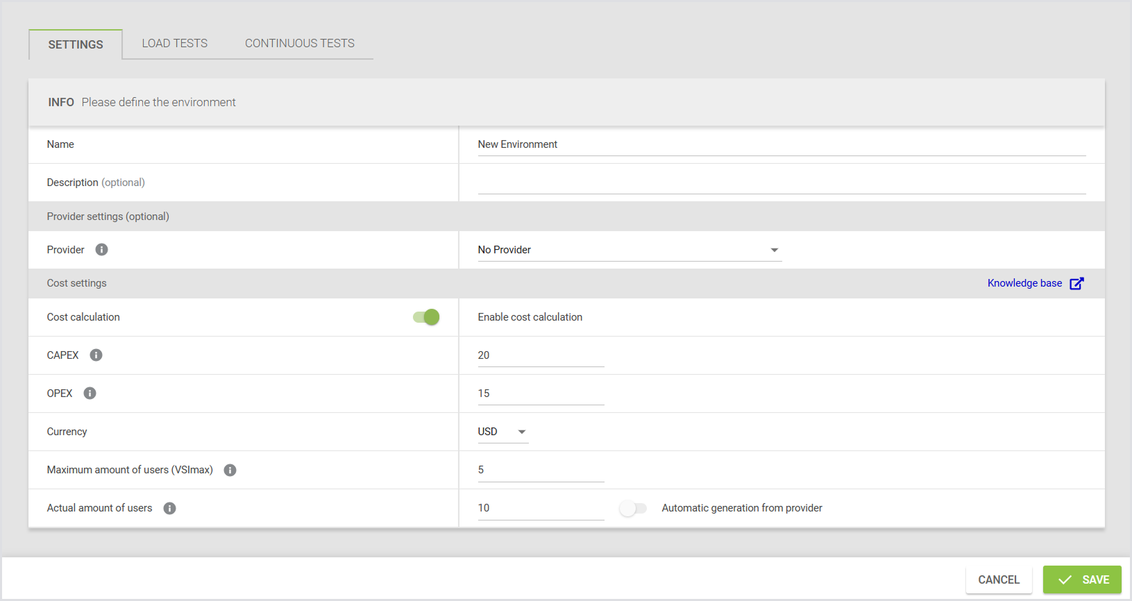 Environments – Login VSI
