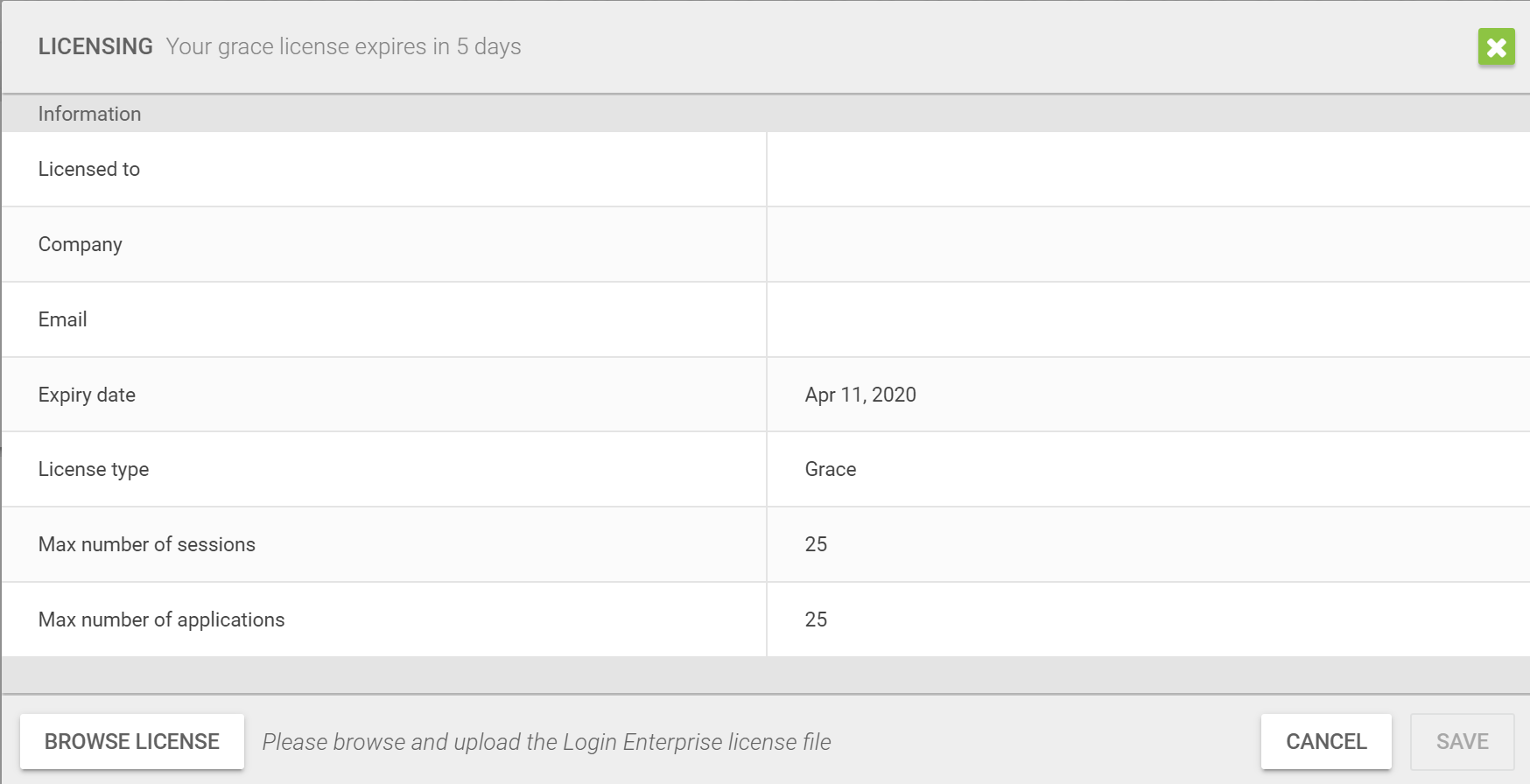 License – Login VSI